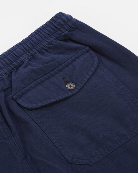 UNIVERSAL WORKS TRACK TROUSER IN NAVY CANVAS – Barkened